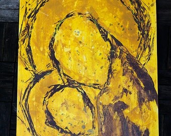 Abstract virgin mary | Etsy