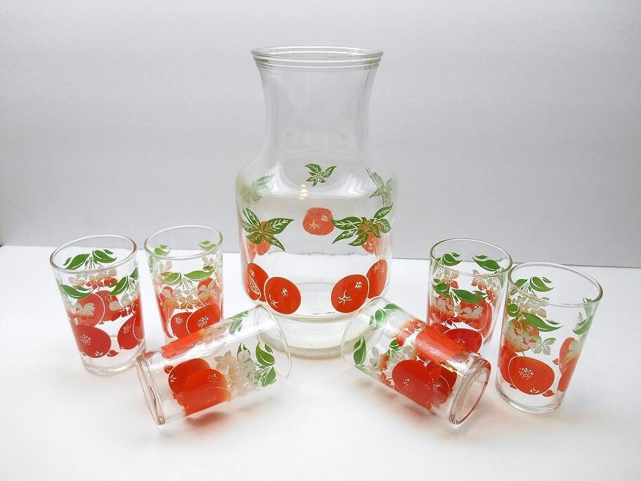 Vintage Orange Juice Pitcher Set – Haute Juice