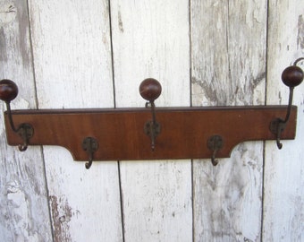 Popular items for rustic coat rack on Etsy