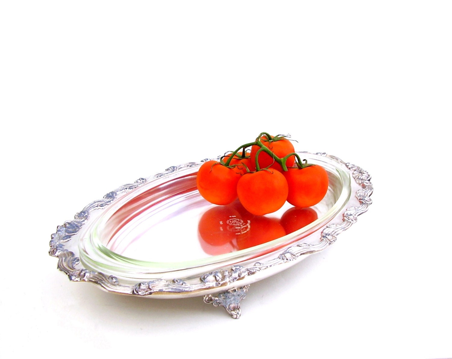 Vintage Chafing Dish Sheridan Silver Serving Set Holiday Buffet 20 in ...