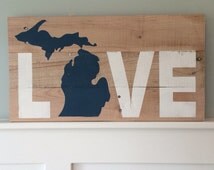 Popular items for michigan love on Etsy