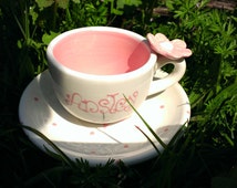 Popular items for birthday tea cup on Etsy