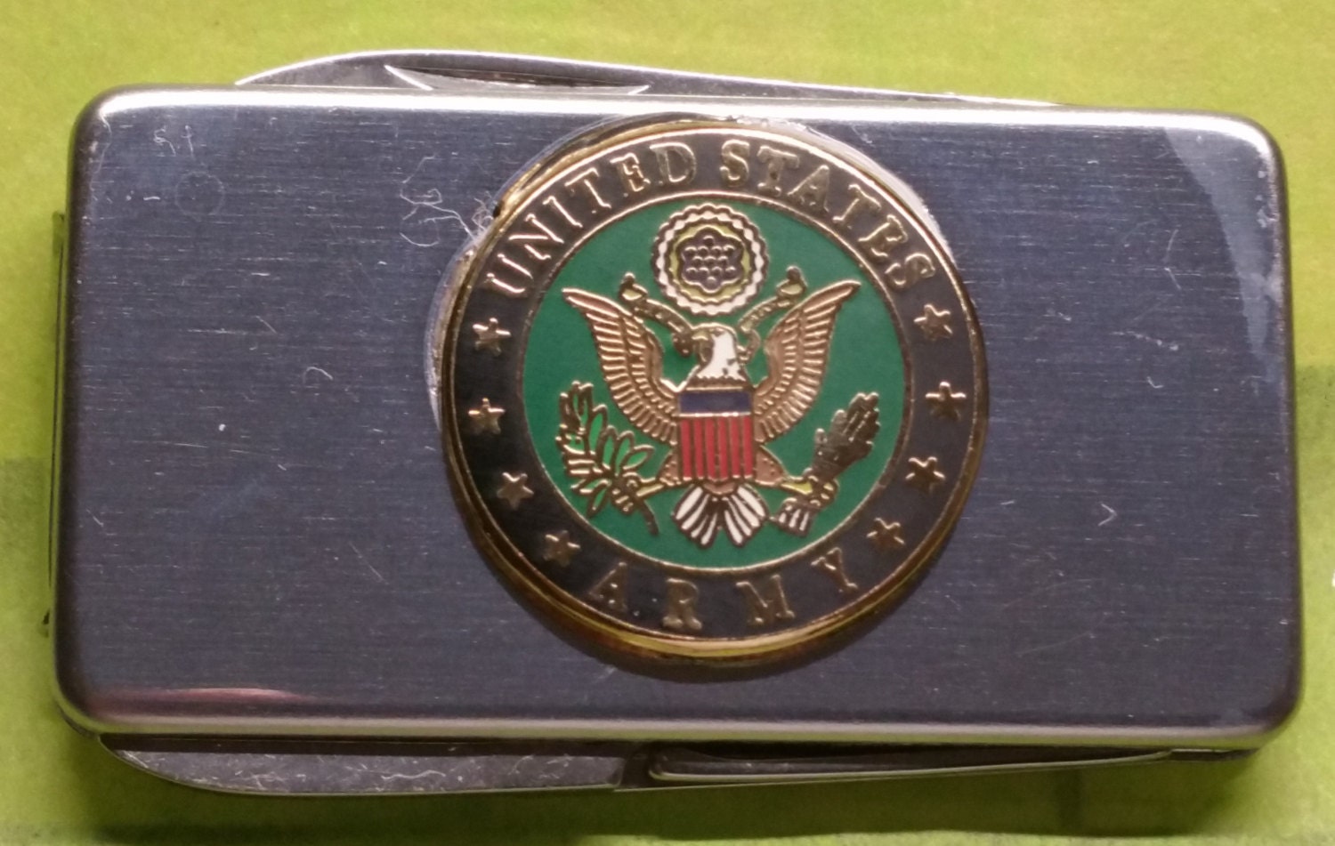 US Army Money Clip Stainless Steel 3 Tool Custom
