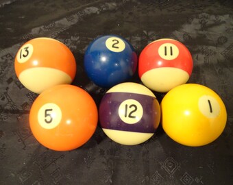 Popular items for vintage pool ball on Etsy