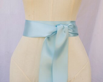 Light blue sash | Etsy