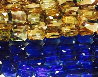30mm coin shaped chinese faceted crystal glass 10beads