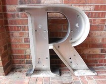 Popular items for metal letter r on Etsy