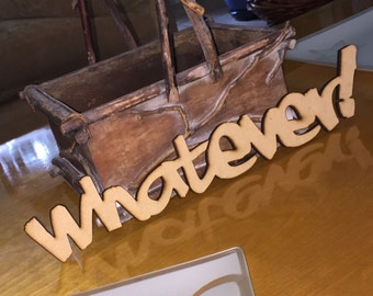 Laser cut words | Etsy