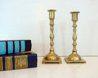 Popular items for brass candlesticks on Etsy