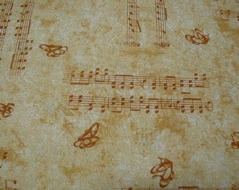 Popular items for music fabric on Etsy