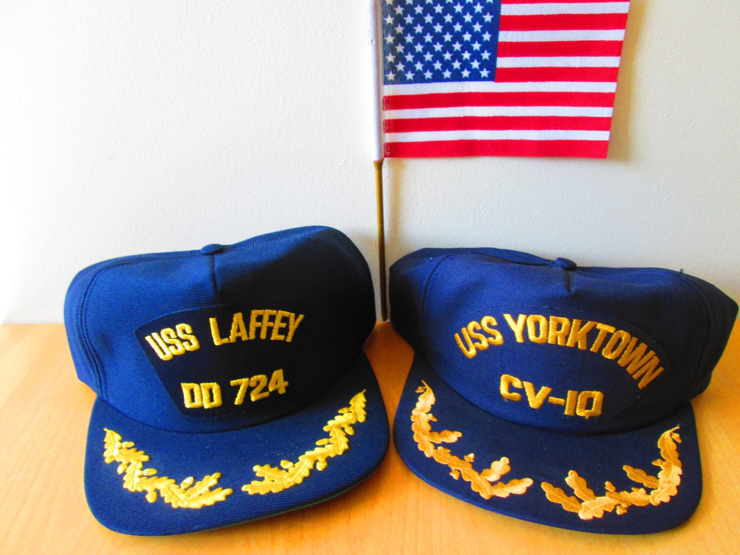 Vintage Navy Hats, Caps, WW2 Military Collectible, Naval Memorabilia ...