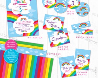 Over the Rainbow Party Plan: 50 Page Guide to Plan Rainbow