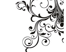 Corner Scroll Stencil Wood Sign Crafts Jennawoodburlapcraft