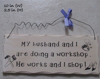Husband wife signs | Etsy