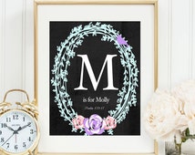 Popular items for letter m print on Etsy