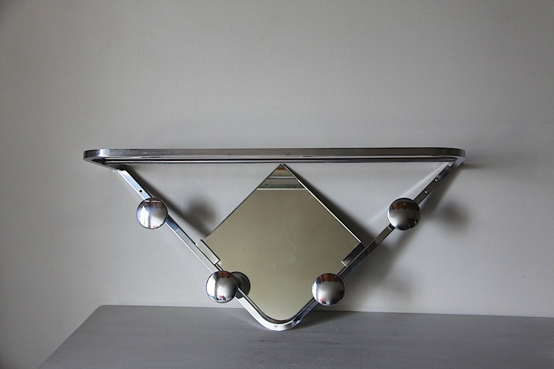 Large Industrial Mid Century Coat Hook Hat Rack Bistro Rack Train Rack ...