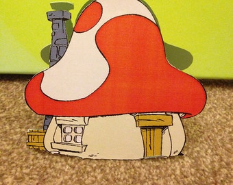 Smurf house | Etsy