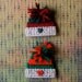 Plastic Canvas: Mini Winter Hat Magnets set of 2