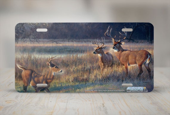 Deer Hunting License Plate Deer Hunter Car Tag Deer Hunting