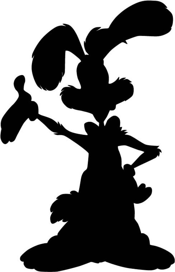 Roger Rabbit Silhouette Vinyl Decal Sticker Who Framed Roger
