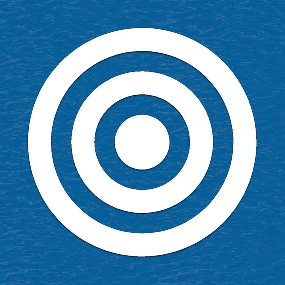 Bullseye Vinyl Decal Sticker Bull's Eye by BaysideStickers on Etsy