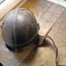 Vintage Bayard leather Motorcycle helmet by PetitMignonGrandBeau