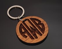 Popular items for wooden key ring on Etsy