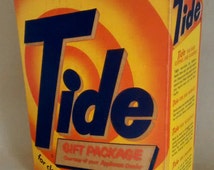 Tide Laundry Soap Box 1950's. Rare Gift Package! unopened Advertisement ...