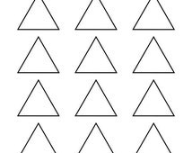 Popular items for triangle stencil on Etsy