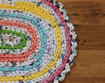 Popular items for shabby chic rag rug on Etsy