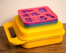 Vintage Tupperware Stencil Kit with 8 Stencils