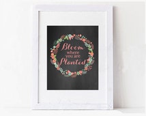 Popular items for bloom where you are planted on Etsy