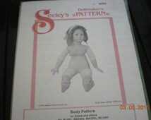 Popular items for doll body pattern on Etsy