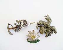 Popular items for edelweiss brooch on Etsy