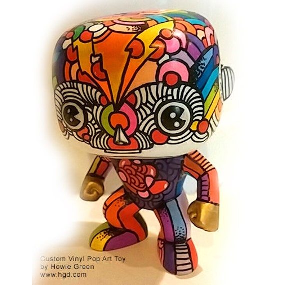 Custom Vinyl Funko Pop Toy Pop Art Toy by Howie Green