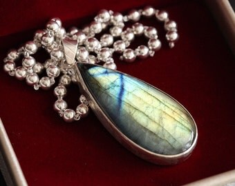 Unique labradorite necklace related items | Etsy