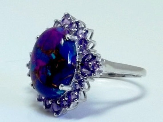 Mojave Purple Turquoise Ring by TriciaJewellery on Etsy