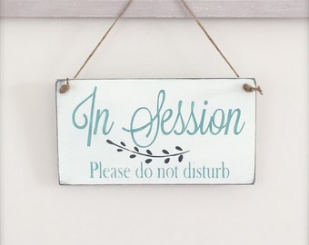 In session sign | Etsy