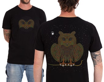 Owl tshirt | Etsy