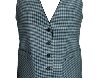 Houndstooth vest | Etsy