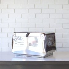 Mid Century Bread Box - Chrome Breadbox - Retro Kitchen - Countertop ...