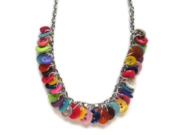 Button jewelry | Etsy