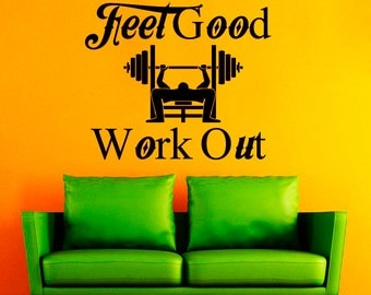 Weight lifting decal | Etsy