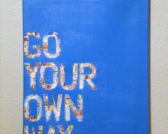 Popular items for go your own way on Etsy