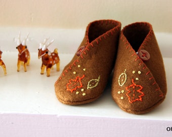 Felted baby shoes | Etsy