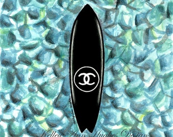 Unique chanel surf related items | Etsy