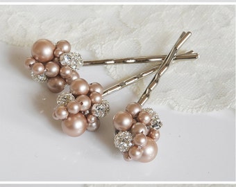 Victorian Style Bridal Hair Accessories BLUE by GlamorousBijoux