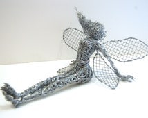 Unique wire angel sculpture related items | Etsy