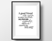 Popular items for friendship poster on Etsy
