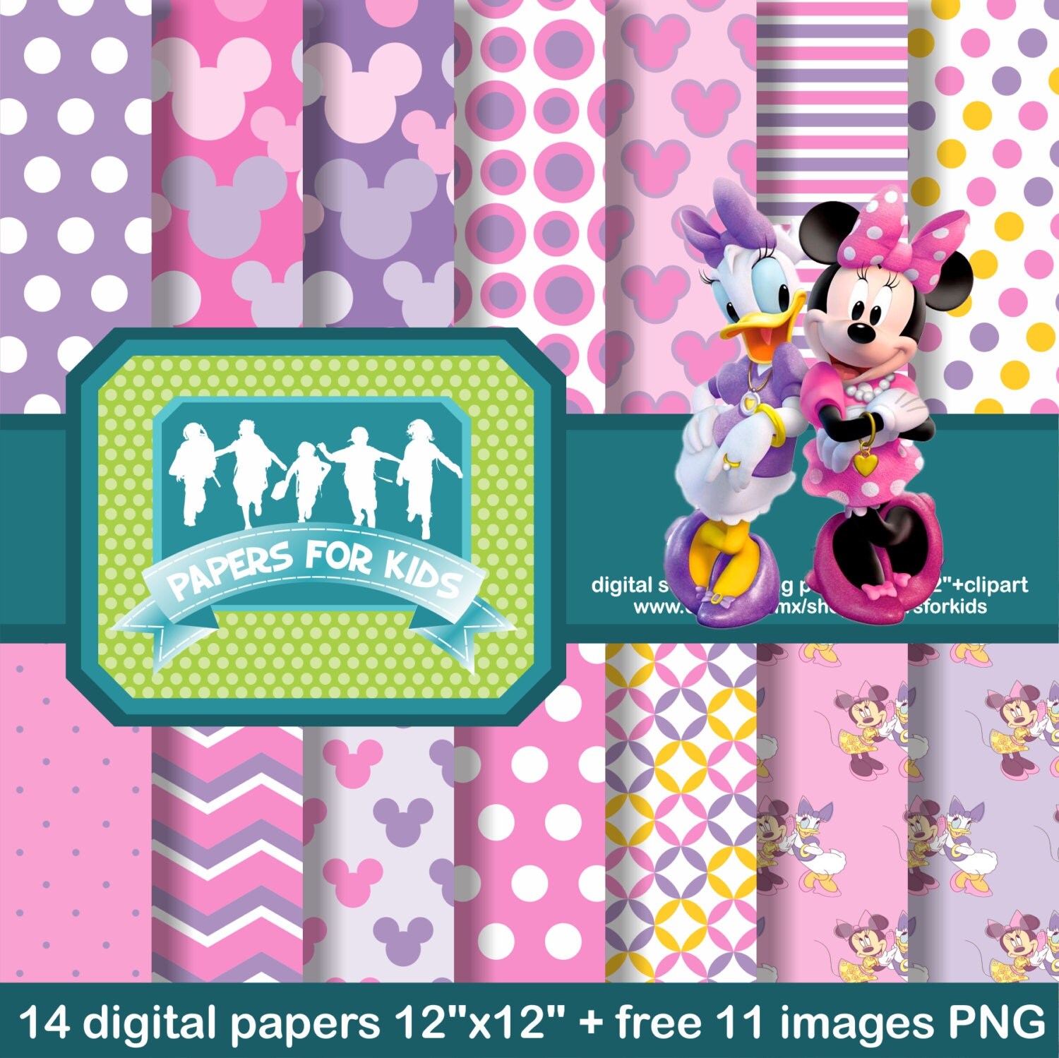 Minnie Mouse Bowtique Background York Wallcoverings Disney Kids III